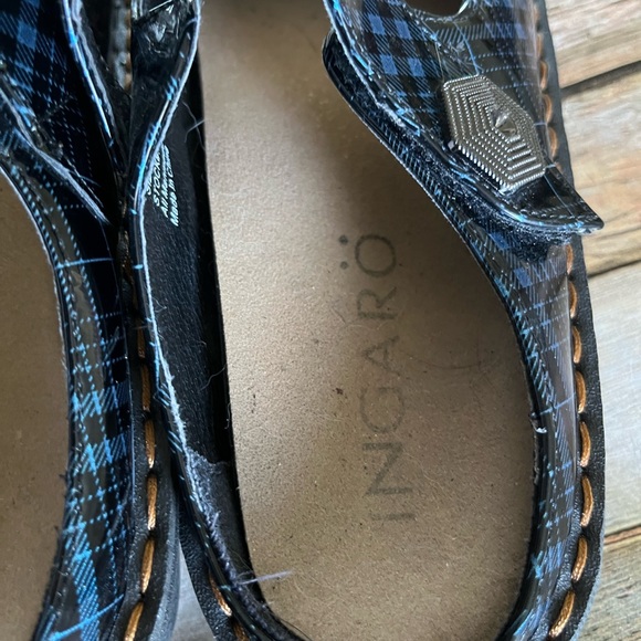 Ingaro | Shoes | Ingaro Blue Mary Jane Lulu Slip On Clogs Size 75 ...